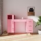 Pink Makeup Desk with Drawers - Bed Bath & Beyond - 37210384