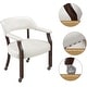Dining Chairs with Casters Solid Wood Frame Poker Table Chairs - Bed ...