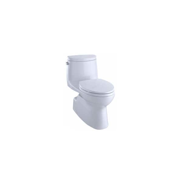 Toto MS614114CEFRG Carlyle II One Piece Elongated 1.28 GPF Toilet with ...