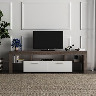 20 minutes quick assemble simple modern TV cabinet floor cabinet floor ...