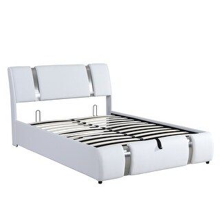 Storage Bed Platform Bed Faux Leathe Upholstered Bed - Bed Bath ...