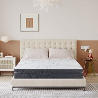 EGO Hybrid Full Mattress, 10" Cooling Gel Infused Memory Foam and ...