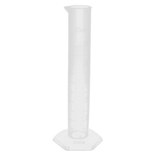 Laboratory Test 25ml Plastic Graduated Cylinder Measuring Cup - Clear ...