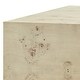 Penrod Mid-Century Burl Wood Square Coffee Table - Bed Bath & Beyond ...