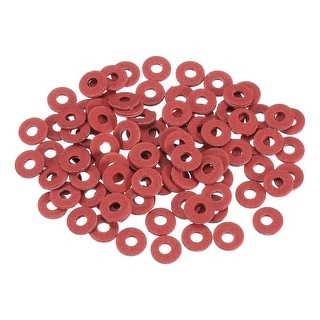 Fiber Flat Washers, Insulation Plain Washer ID OD Thick Red Steel Paper ...