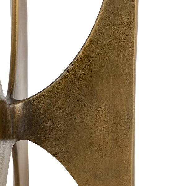 Elk Home Elroy Antique Brass Metal 14 Inch Wide Accent Table - Bed Bath ...