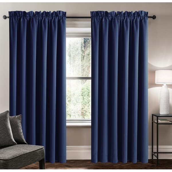 Swift Home Room Darkening Rod Pocket Window Panel - Bed Bath & Beyond ...