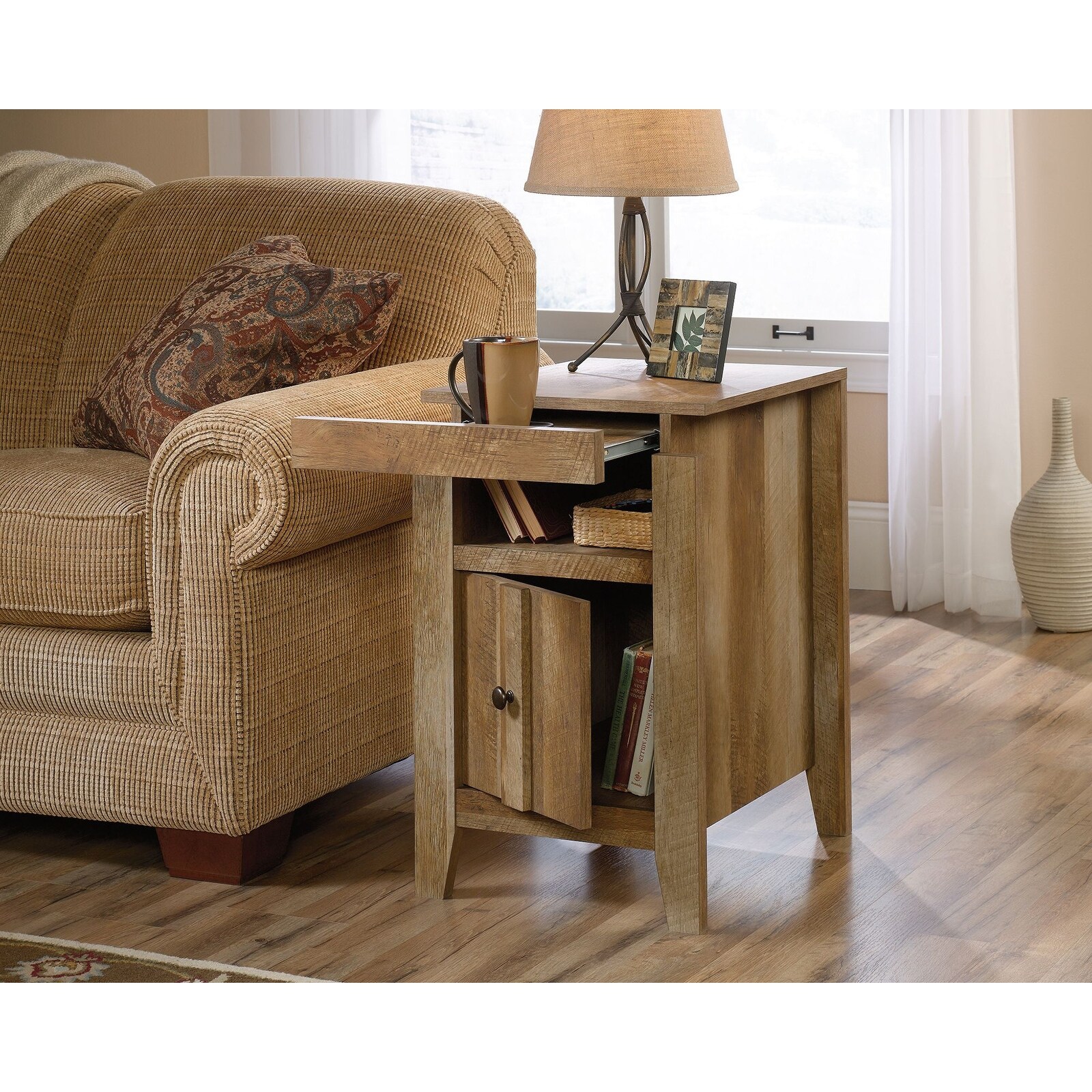 Sauder dakota pass end table store