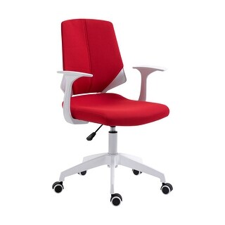 Height Adjustable Office Chair with Wheels Armrests Computer Chairs ...