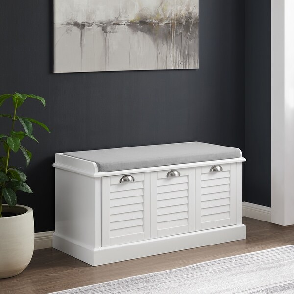 Small bathroom bench with storage store