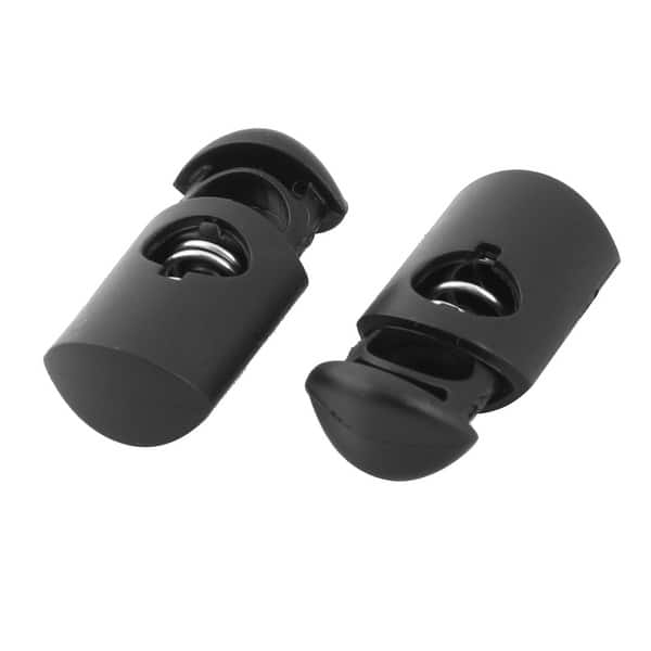 Plastic Single Hole Spring Adjustive Coat Sliding Cord Lock Stopper ...