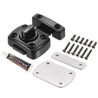 Rotate Bolt Latch, Door Lock Gate Latches Nail-free, 1.7x1.2", 2Pcs - 1 ...