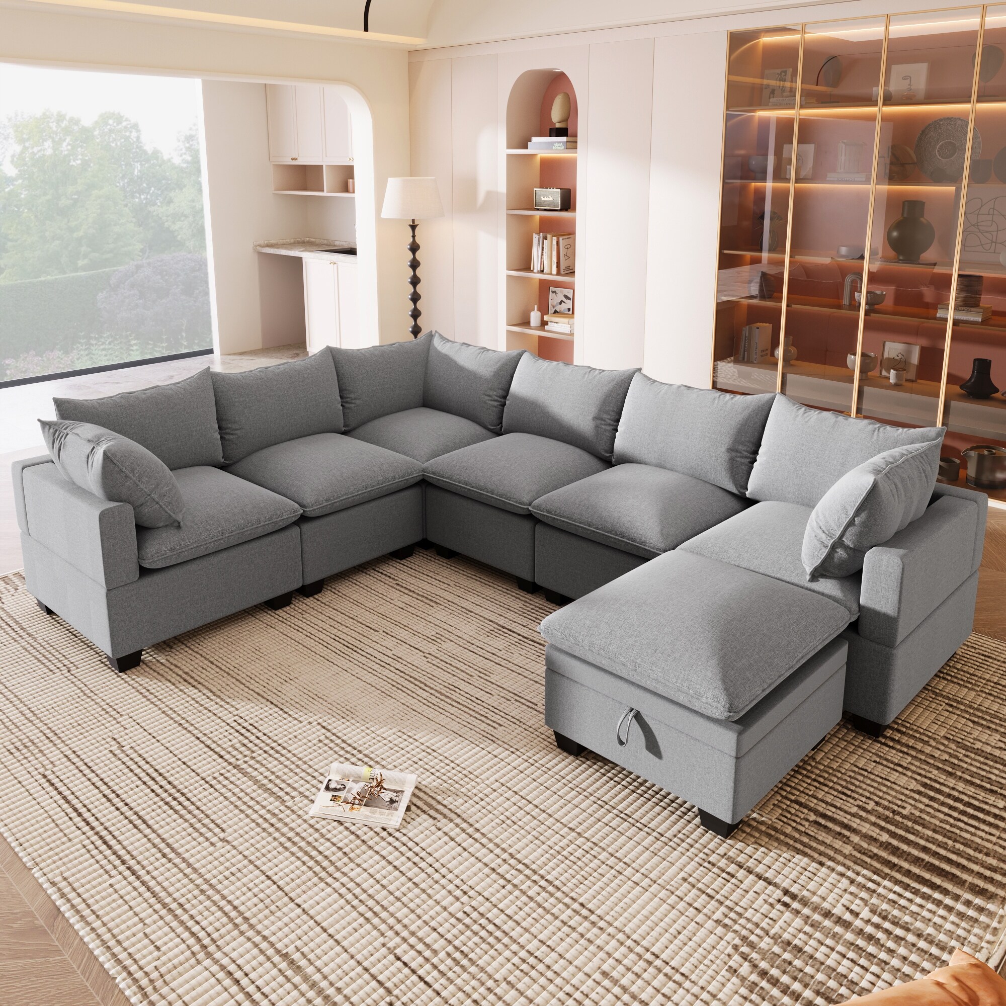 7 seater modular lounge store