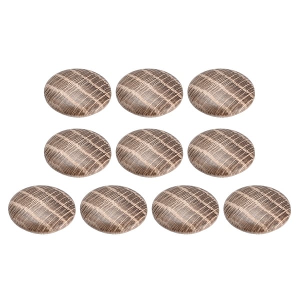 Wood Button Plugs 0.8 Inch Oak Hardwood Screw Hole Furniture Plugs 10 ...