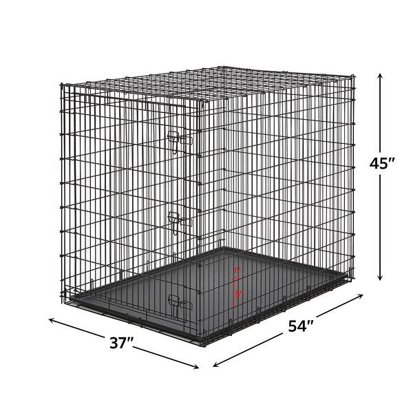 XX-Large Single Door metal Wire Dog Crate, 54" - Bed Bath & Beyond ...
