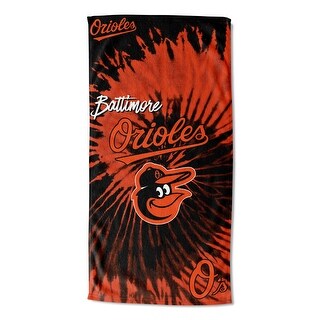 MLB 720 Orioles Pyschedelic Beach Towel - 30x60 - Bed Bath & Beyond - 38105622