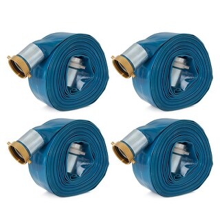 Apache 98138065 3 Inch Diameter 50 Foot 55 psi PVC Lay Flat Hose, Blue ...