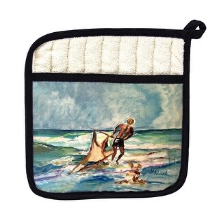 Net Fishing Pot Holder - 9x9 - Bed Bath & Beyond - 40858328