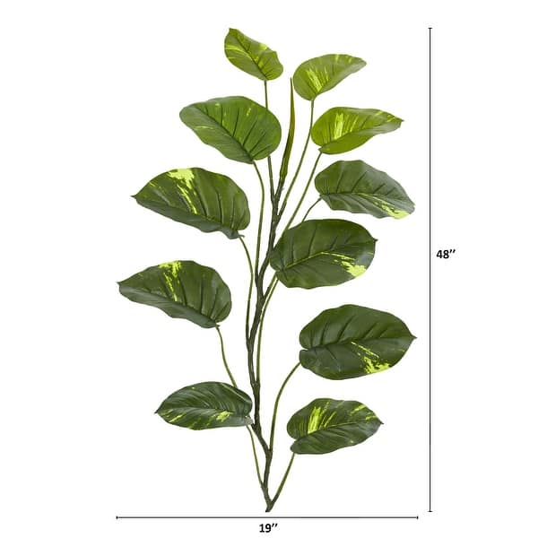 4' Large Leaf Pothos Artificial Vinning Plant (set of 4) - Bed Bath ...