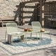 Outdoor 3-Piece Iron Bistro Set with Mesh Design - Bed Bath & Beyond ...