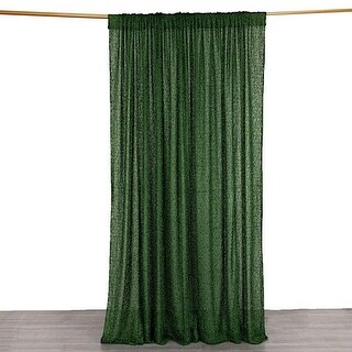 8x8ft Shaggy Fringe Polyester Backdrop Curtain Panel - Bed Bath ...