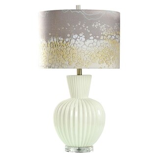StyleCraft Austin Allen James - Aaron - Ivory - Ceramic Table Lamp with ...