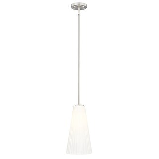 Farrell 1 Light Pendant in Brushed Nickel - Bed Bath & Beyond - 40949116