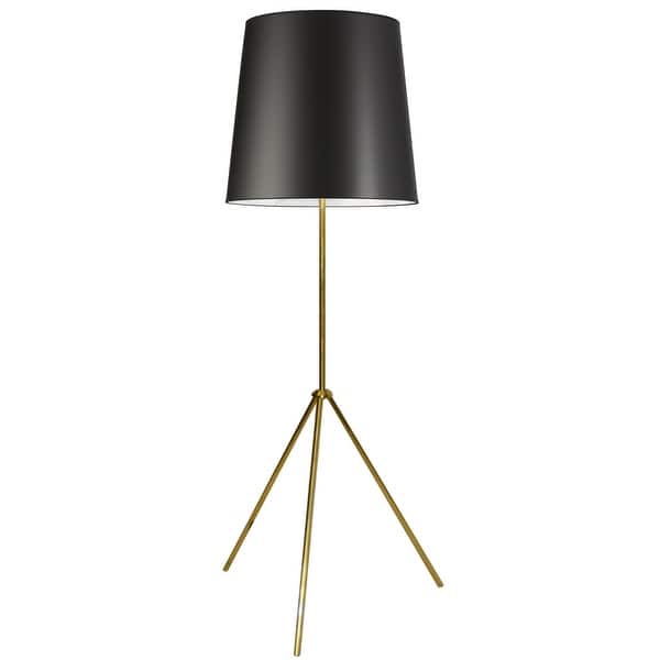 1LT 3 Leg Drum Floor Fixture w/JTone Black - Bed Bath & Beyond - 24216698