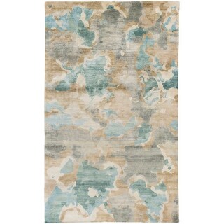 Hand-Knotted Virgil Abstract Indoor Area Rug - Bed Bath & Beyond - 10513634