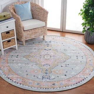 SAFAVIEH Bayside Machine Washable Ardi Shabby Chic Rug - Bed Bath ...
