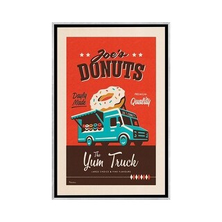 iCanvas "Joe's Donuts" by Misteratomic Framed - Bed Bath & Beyond ...