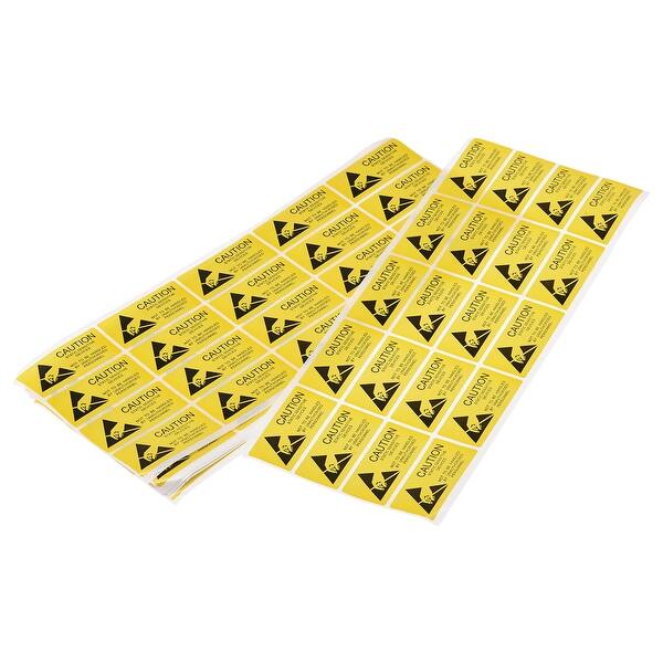 Self Adhesive Static Warning Sticker Label for Electrostatic 200 Pcs ...