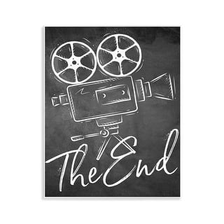 Stupell Vintage Movie Camera Wall Plaque Art Design By Kim Allen - Bed ...