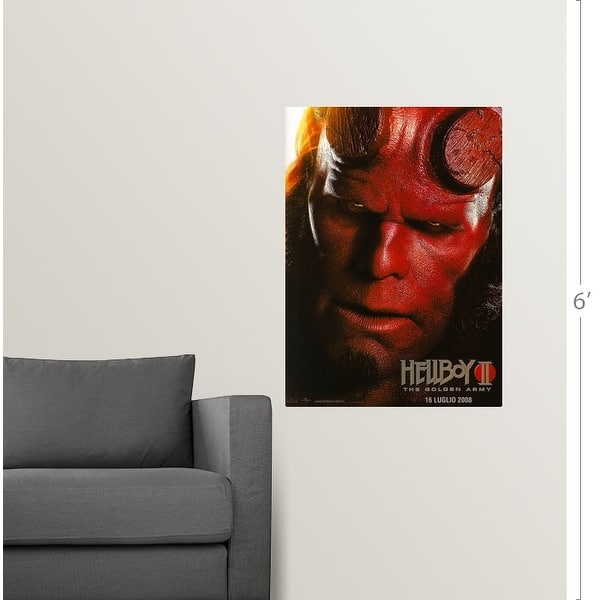 "Hellboy 2 The Golden Army - Movie Poster - Italian" Poster Print ...