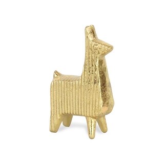 Sidero Golden Cast Iron Llama Table Decor - Bed Bath & Beyond - 39017886