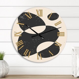 Designart, 'Abstract Artistic Organic Minimalistic Shapes III' Mid ...