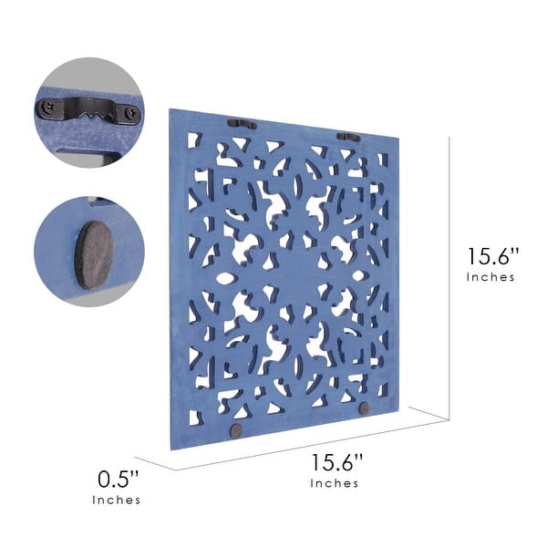 square wall medallion