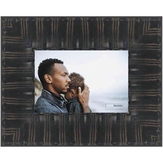 24x17 Ornate Black Complete Wood Picture Frame with UV Acrylic, Foam ...