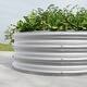 Round Planting Box Outdoor Flower Box Fencing Vegetable Garden Raised ...