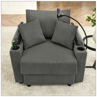Modern 360° Swivel Accent Barrel Chair With 4 Pillow - Bed Bath ...