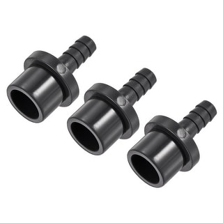 PVC Pipe Fittings Barbed Spigot Straight Hose Connector - Bed Bath ...