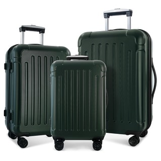 Expandable Hardside Luggage ABS+PC Hardshell Suitcase 3 Piece Sets ...