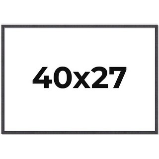 40x27 Frame Brown Solid Wood Picture Frame - Complete Modern Photo ...