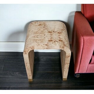 HomeRoots 25" Beige Solid and Manufactured Wood End Table - 18' X '25 ...