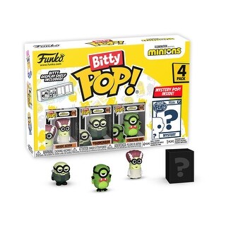 Funko POP! Bitty Minions, 4-Pack, Series 2 (Frankenbob) - Multi-Color ...