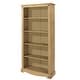 Wood Bookcase 5 Shelf Corona Collection | Furniture Dash - Bed Bath ...