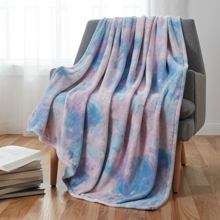VCNY Home Sky Marble Multicolor Plush Throw - Bed Bath & Beyond - 38210338