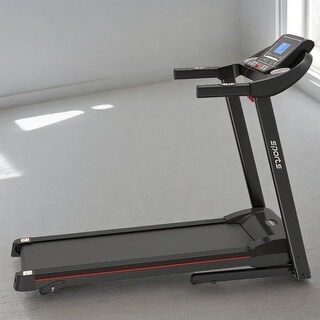 5" LCD Screen Home Foldable Treadmill with Incline, Fitshow App - On ...