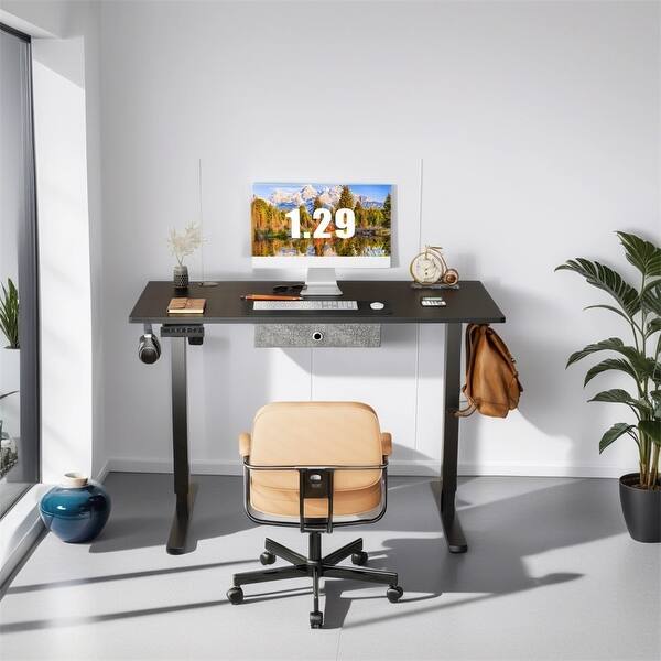 Electric Standing Desk w/Drawer Adjustable Desk Ergonomic Rising Desk ...
