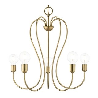 Livex Lighting Lucerne 5 Light 24" Wide Abstract Chandelier - Bed Bath ...